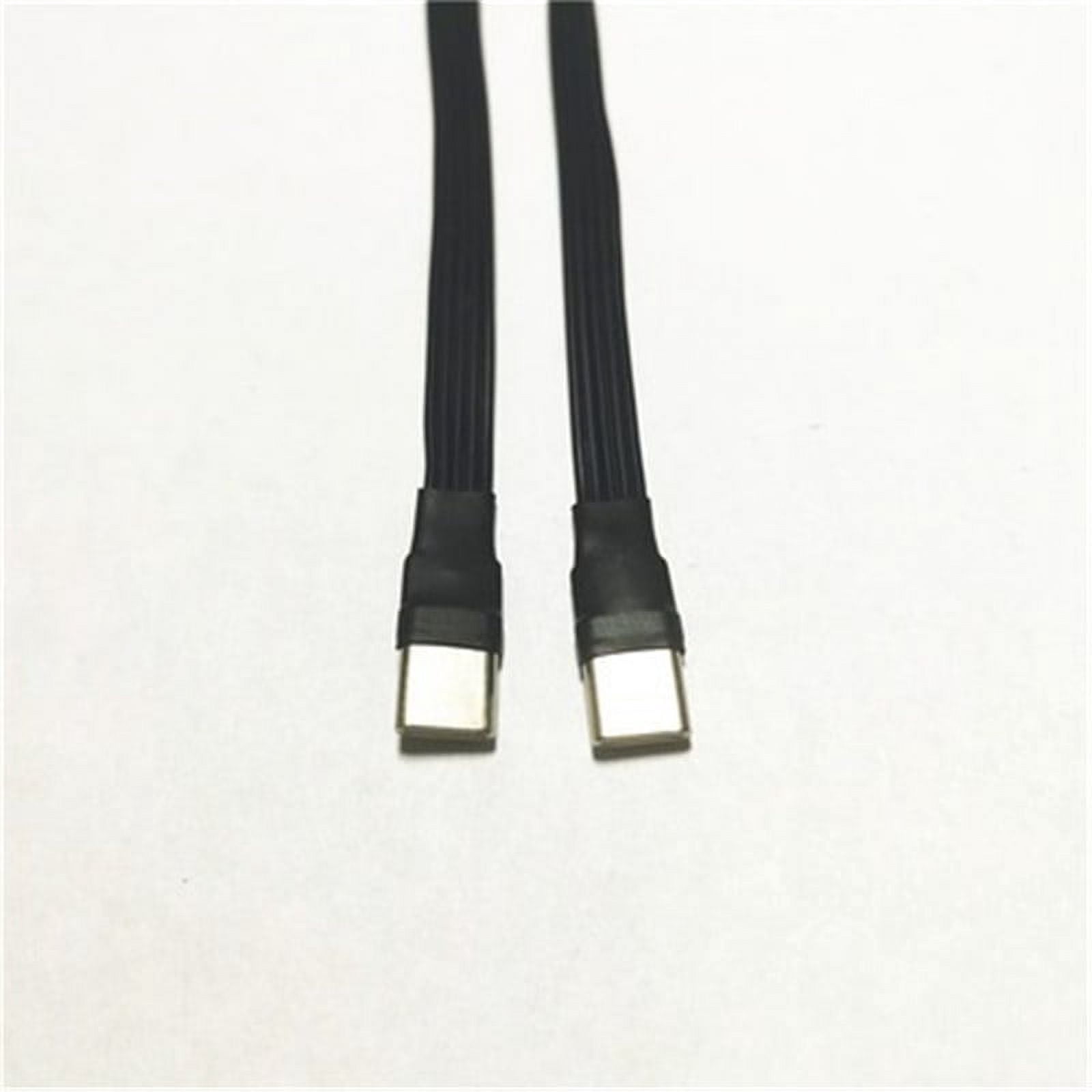 Type C to USB-C 90 Degree Angled adapter cable Power bank flexible ...