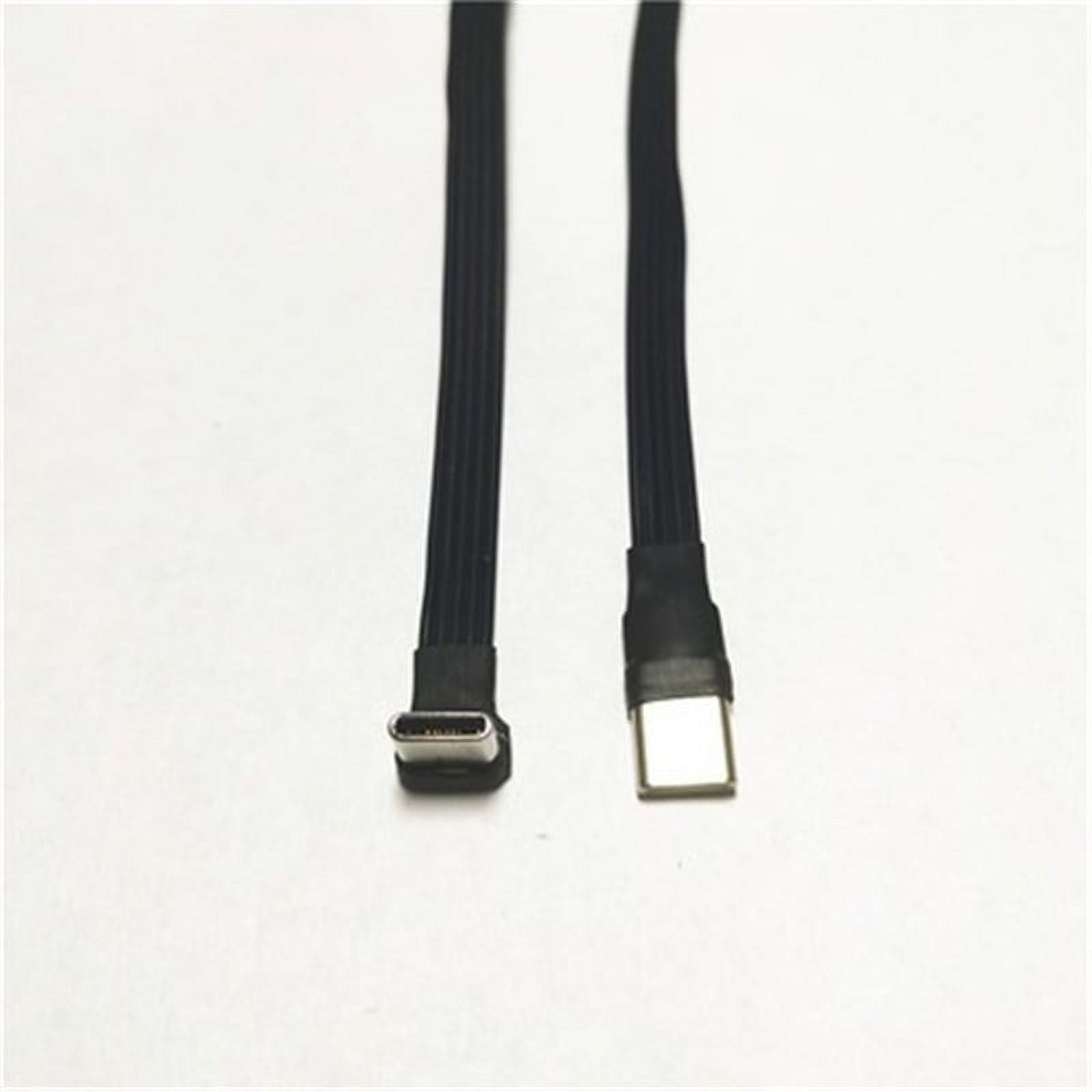Type C to USB-C 90 Degree Angled adapter cable Power bank flexible ...