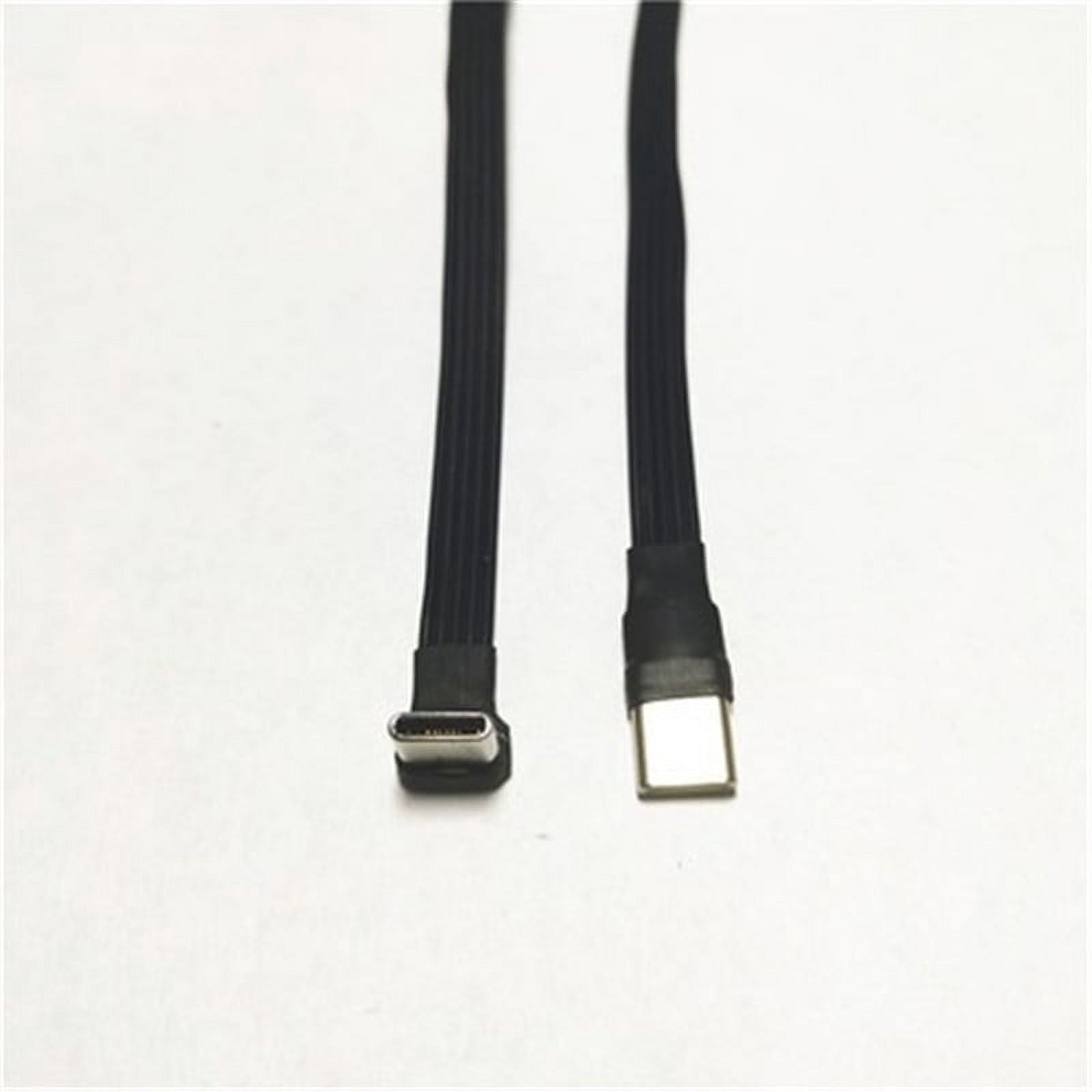 Type C to USB-C 90 Degree Angled adapter cable Power bank flexible ...