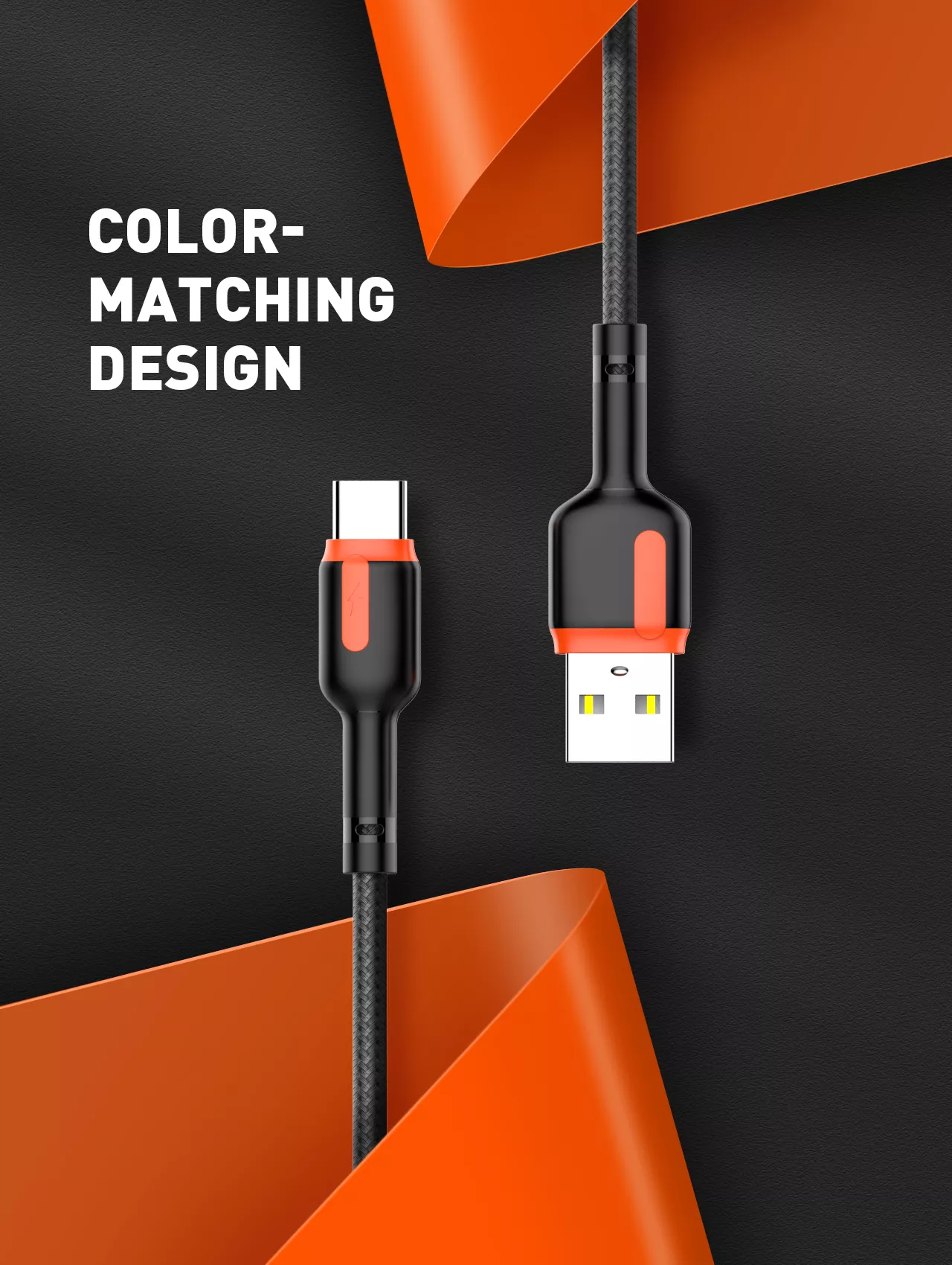 LDNIO 3ft Braided USB to Type-C Charging Cable – Fast Charge, Universal ...