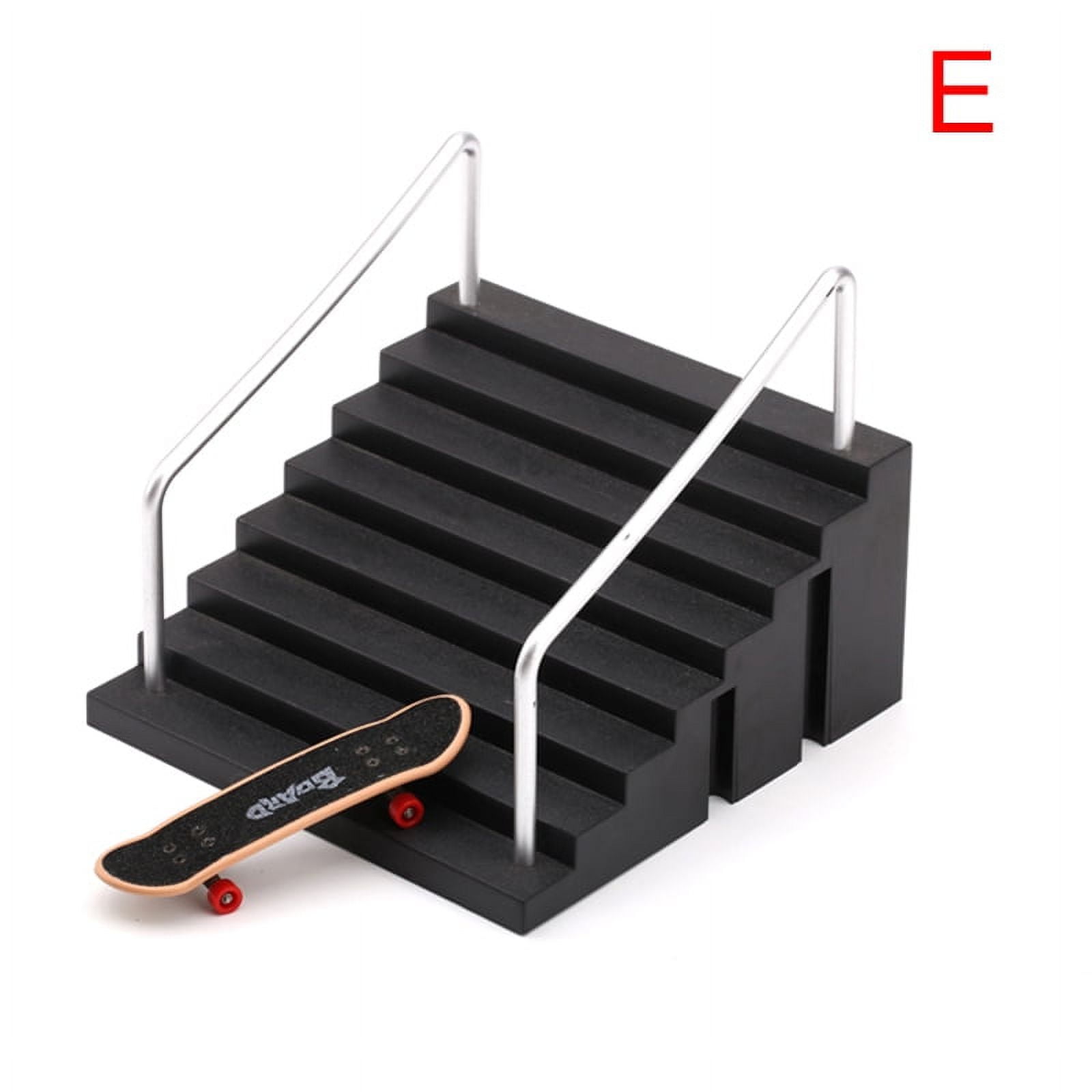 (Type E) Finger Skateboards Toy Set Mini Training Skating Board with ...