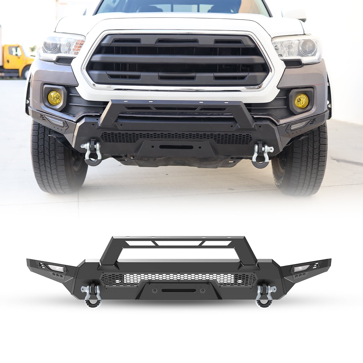 Type-F 3 IN 1 Front Bumper Assembly(Mid-Width Front Bumper+Side Wings ...