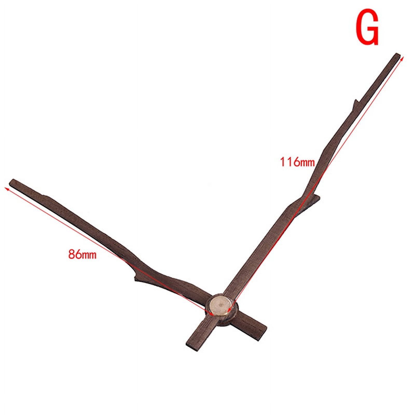 (Type G) Wooden Pointers DIY Wall Clock Hands 12 inch Clock Needle ...