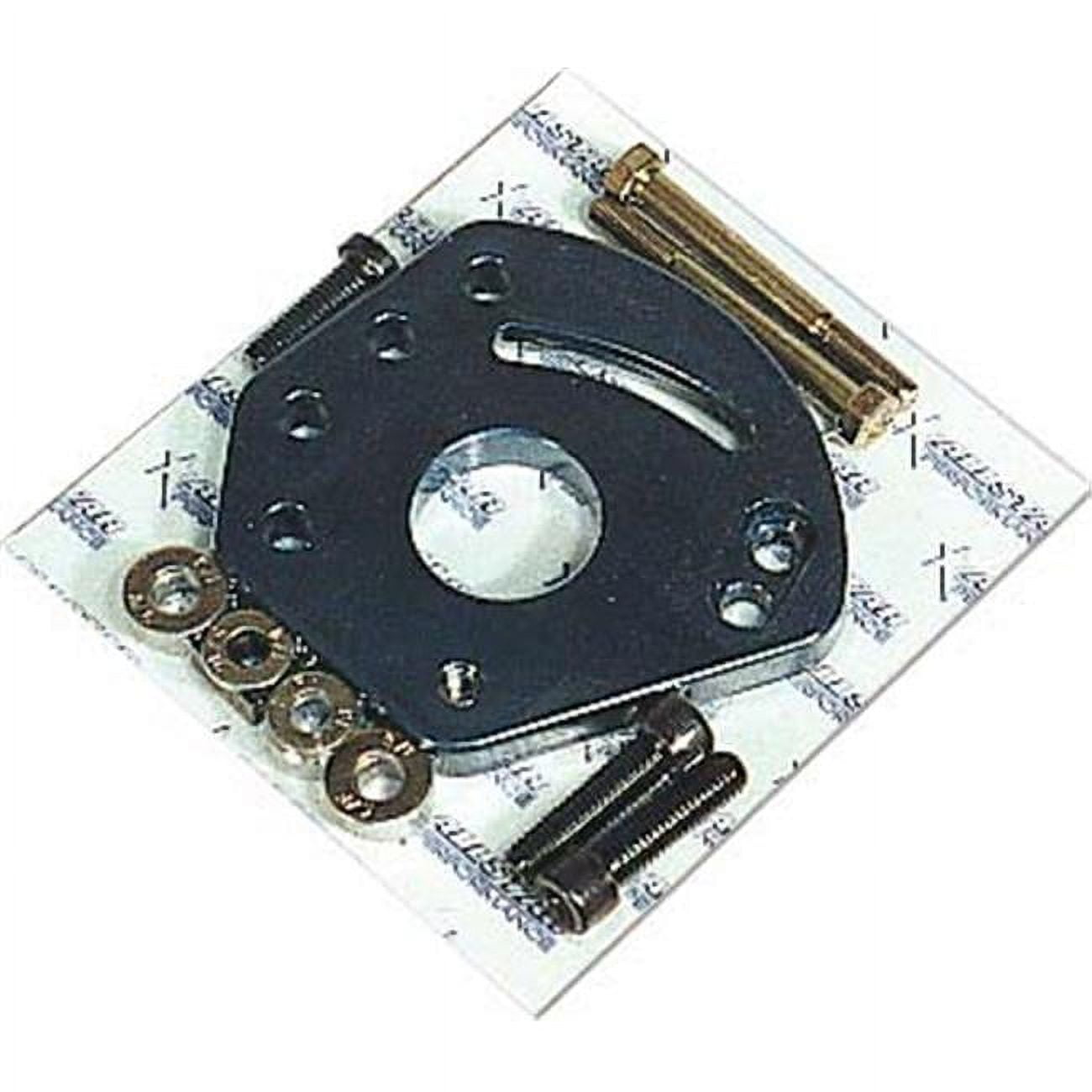 Type II Power Steering Pump Bracket Kit for Head Mount, Blue Anodized ...