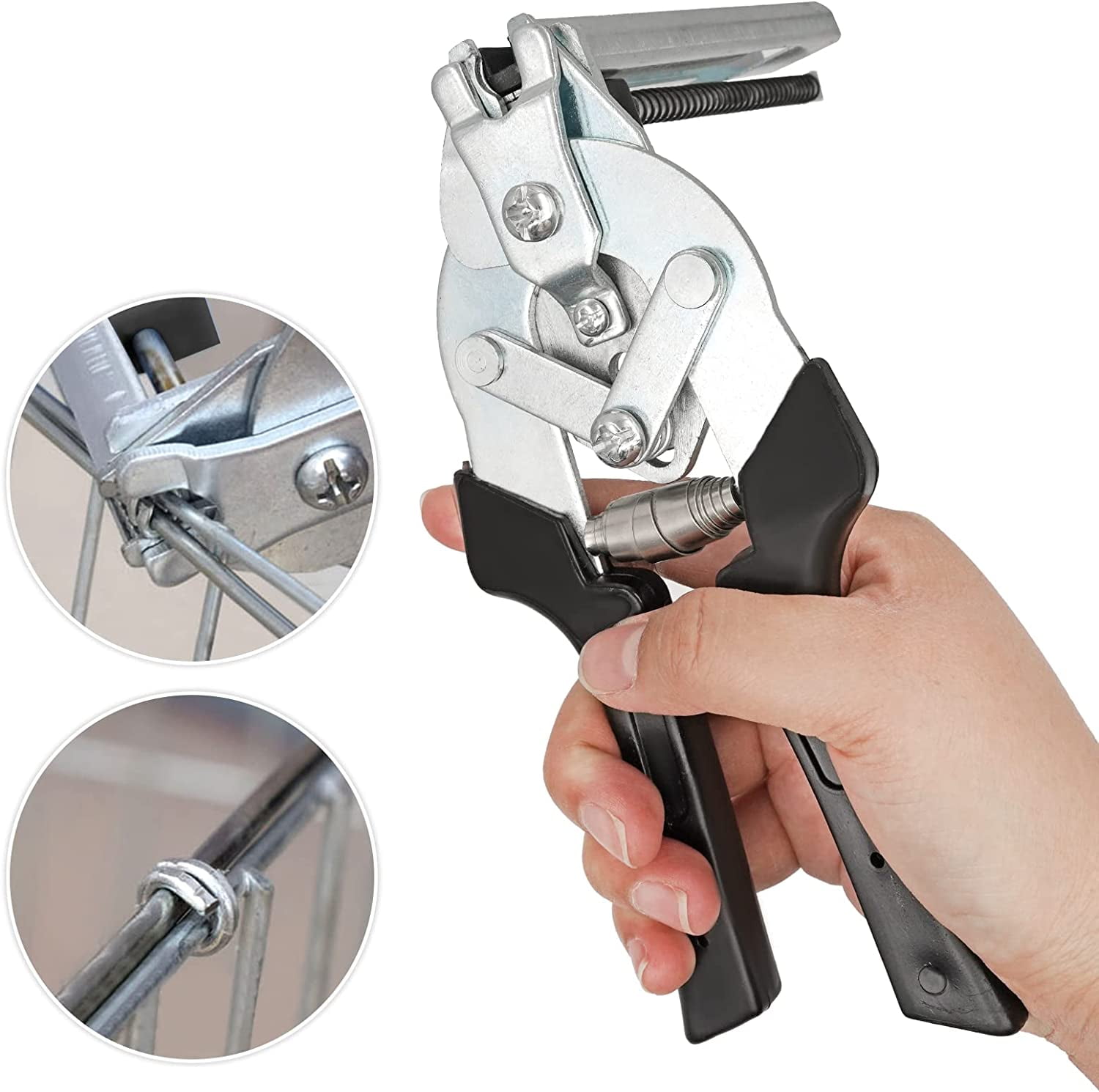 Type M Nail Ring Pliers Kit With 1800pcs M Zinc Alloy Hog Rings ...