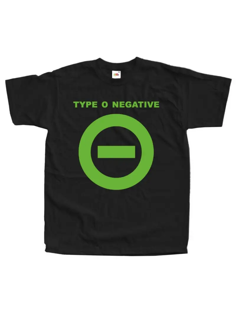 Type O Negative Logo Graphic T-Shirt for Men - Black Cotton Crew Neck ...