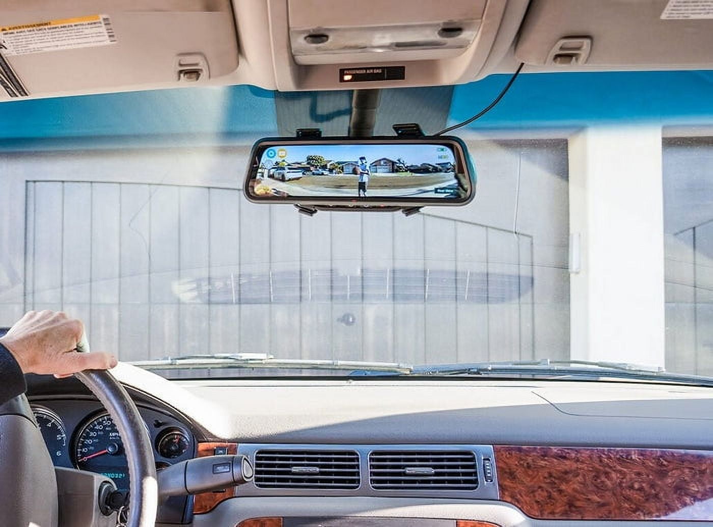 Type S Solar Powered Portable License Plate Frame Backup Camera With HD ...