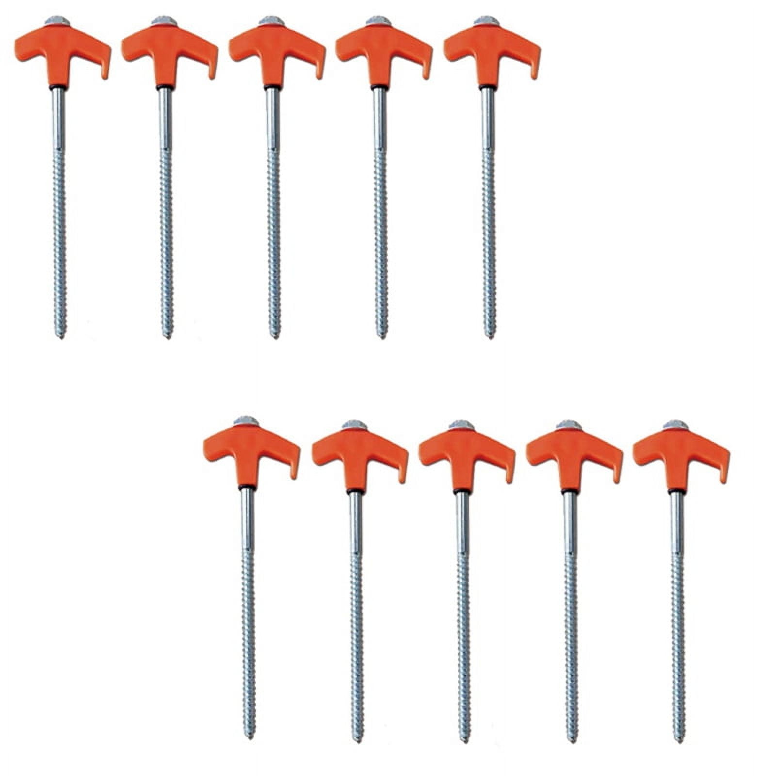 -Type Tent Spikes, Tent Spikes, Metal Threaded Tent Spikes, Heavy-Duty ...