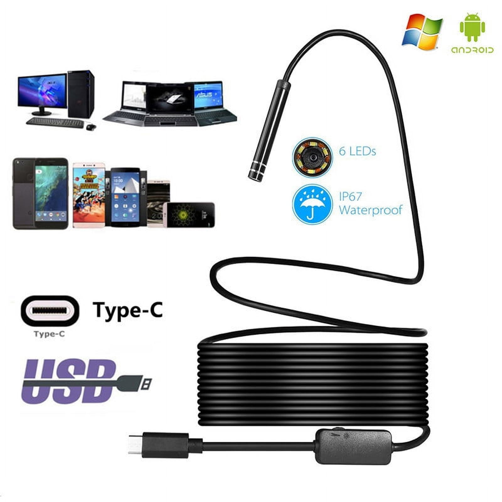 Type-c Android USB Endoscope Camera PC Endoscope for Android Smartphone ...
