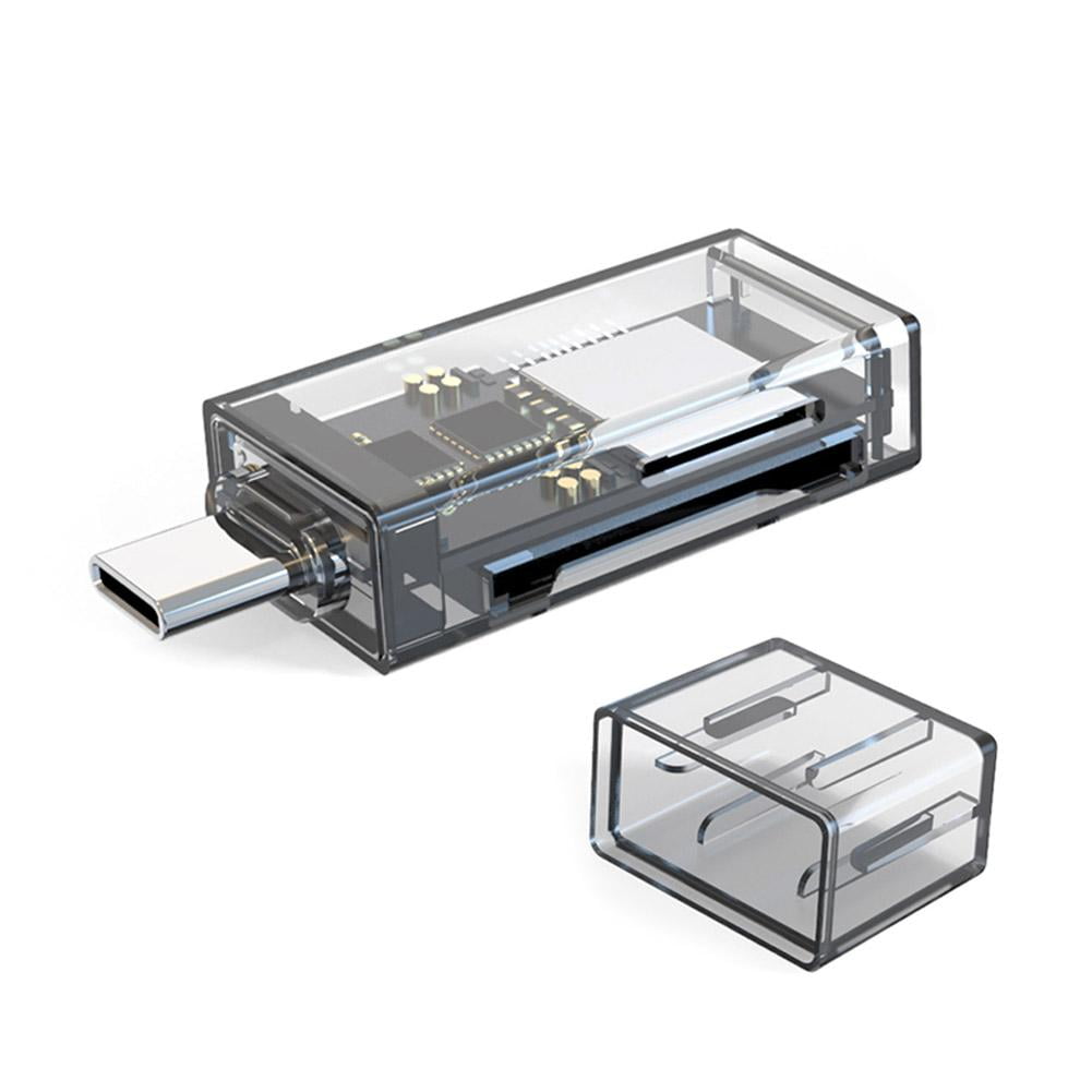 Type-c Mobile Phone USB-3.0 Card Reader Connected to Tf Card Memory ...