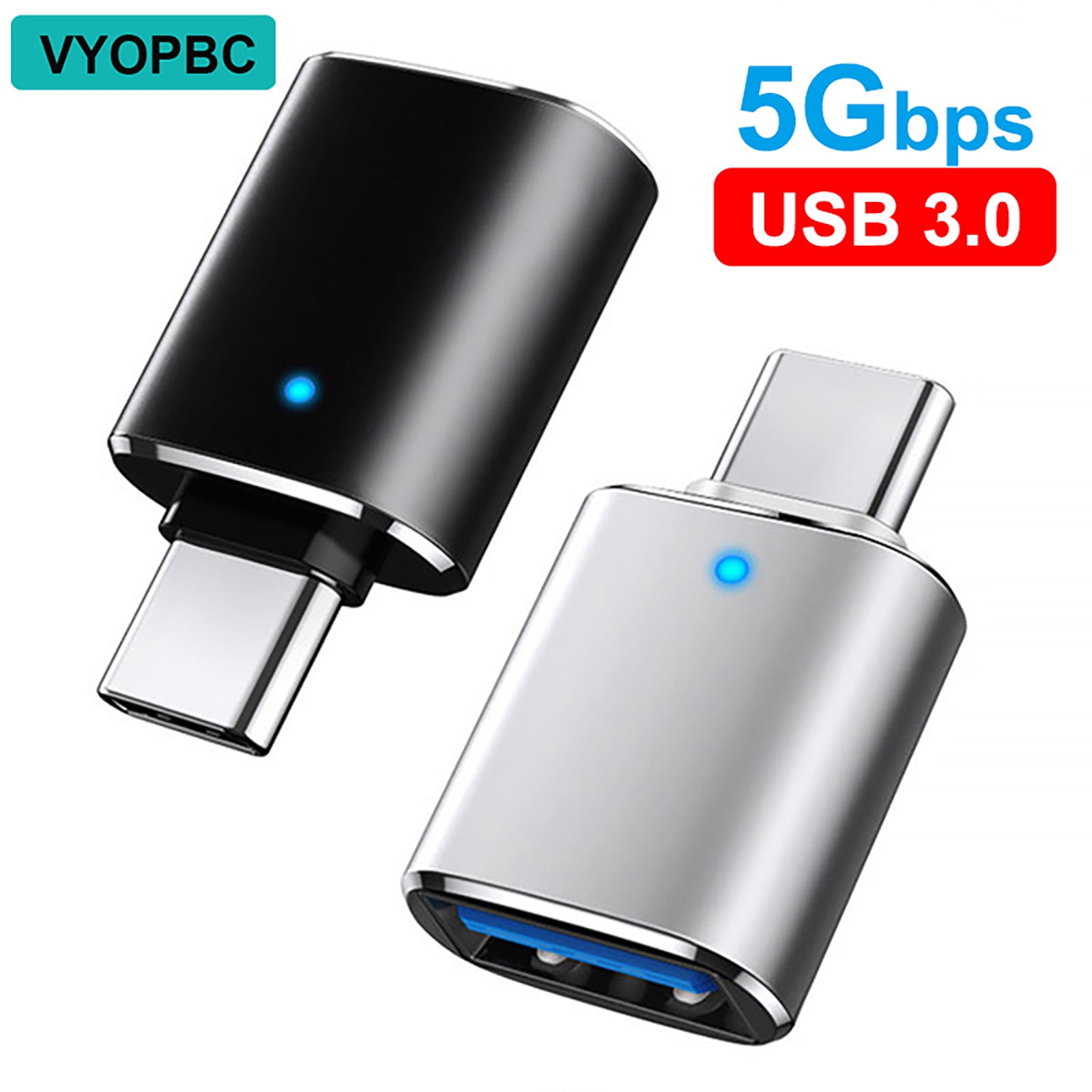 Type-c To USB3.0 OTG Adapter Rechargeable U Disk Card Reader Compact ...