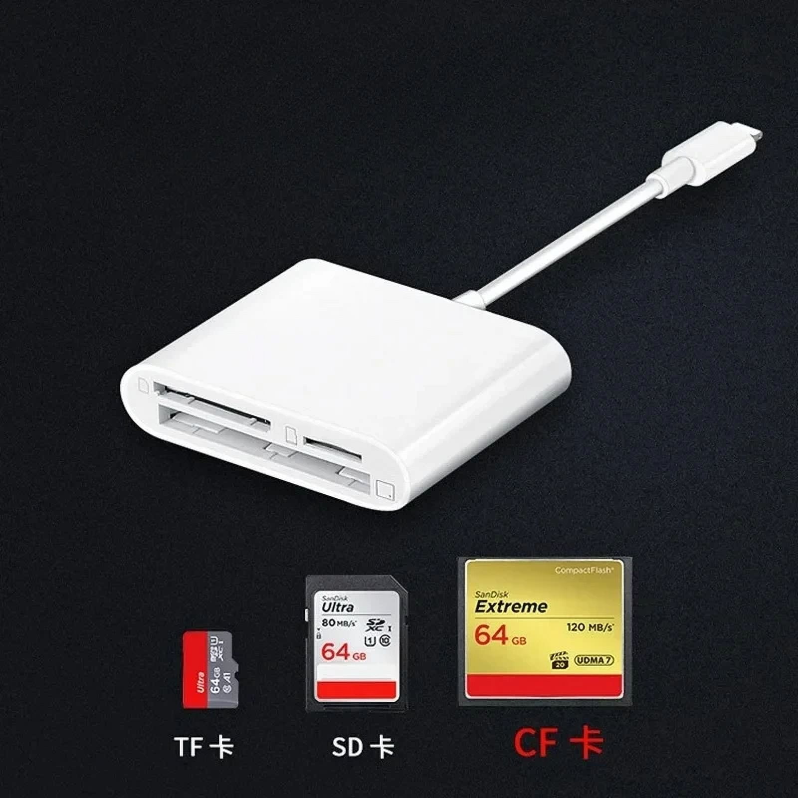 Type-c interface For 15 Pro Max SD TF Card Reader 3 In 1 TF SD Memory ...