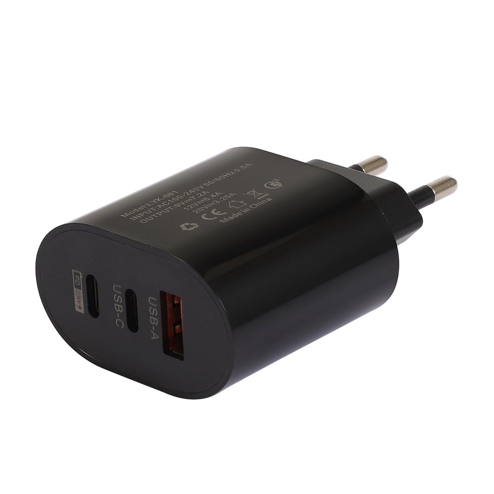 Type-c mobile phone charger 2A USB + 2PD multi-port travel charging ...