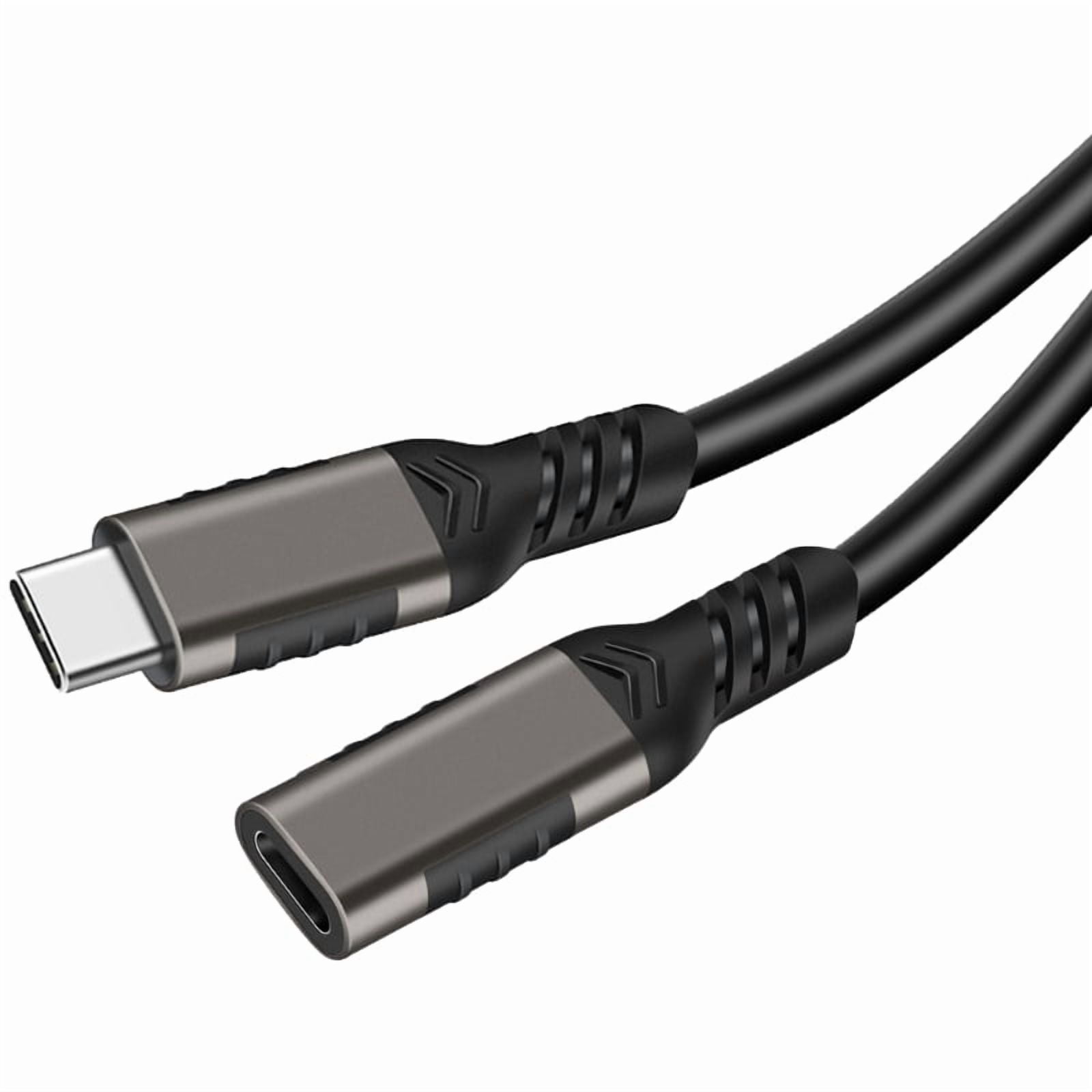 TypeC 3.2 Gen2 Male to Female Extension Cable 5A 100W USB C Extenders ...
