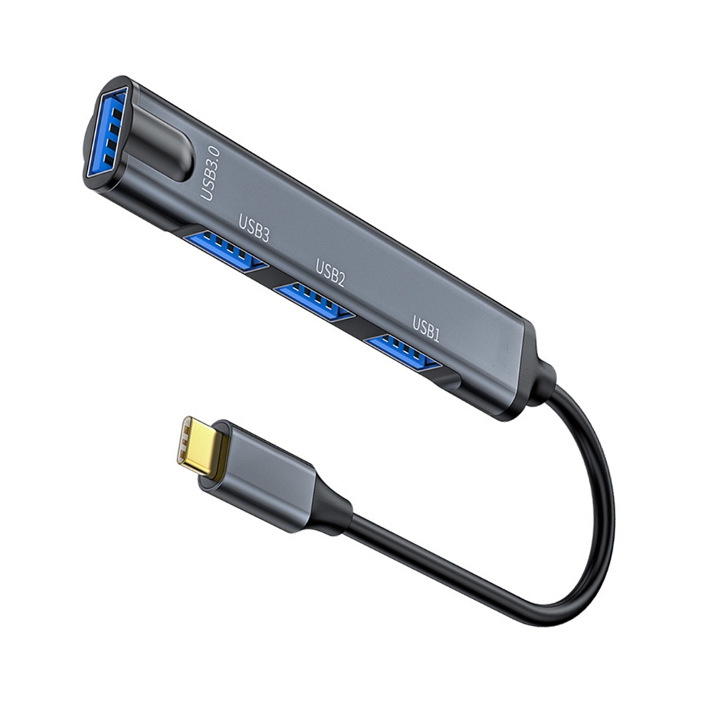 TypeC USB 3.0 2.0 Quick Transfer Adapter 4-Port for Photographers Video ...