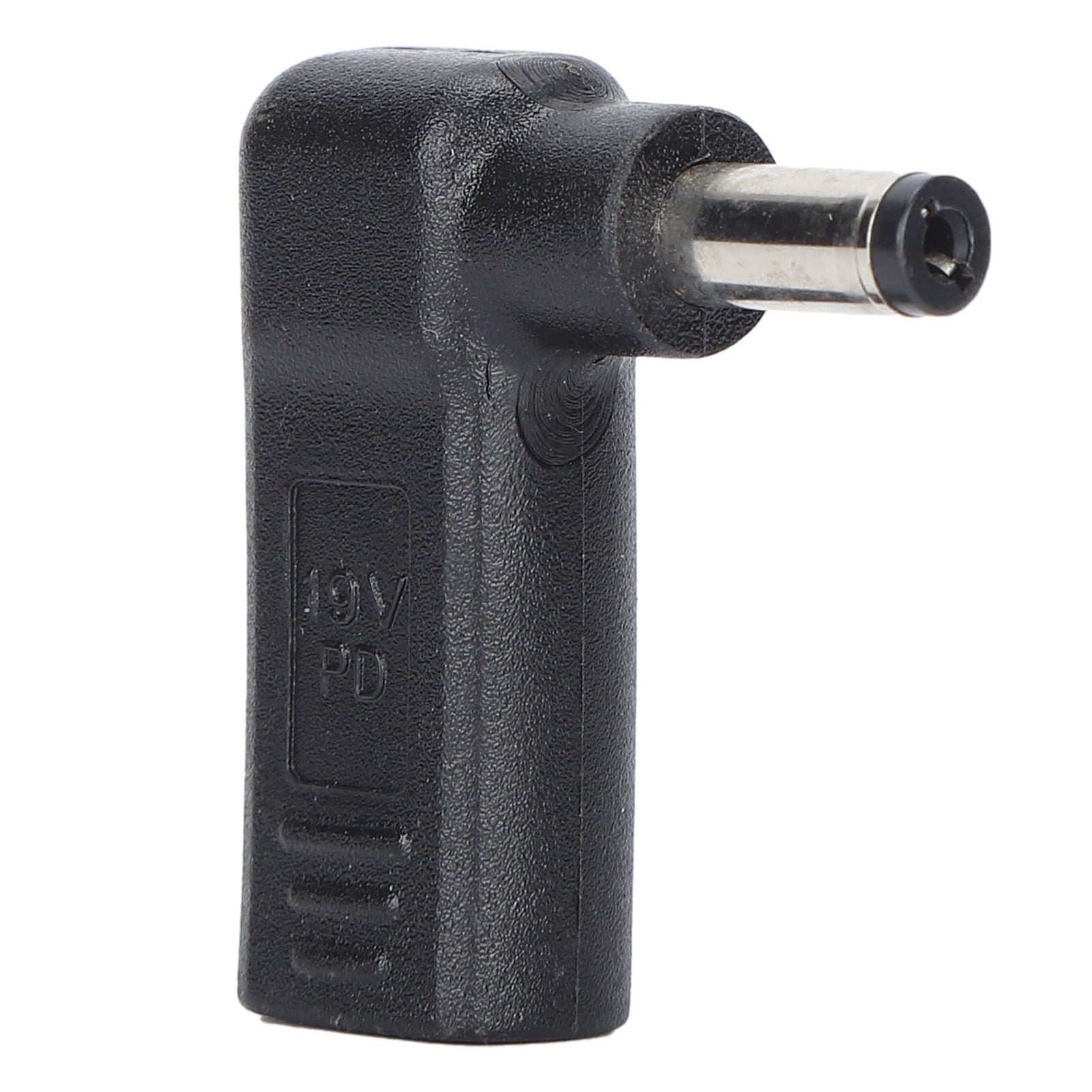 TypeC to DC Adapter Female to Male Plug 5.5x2.1mm Right Angle PD ...