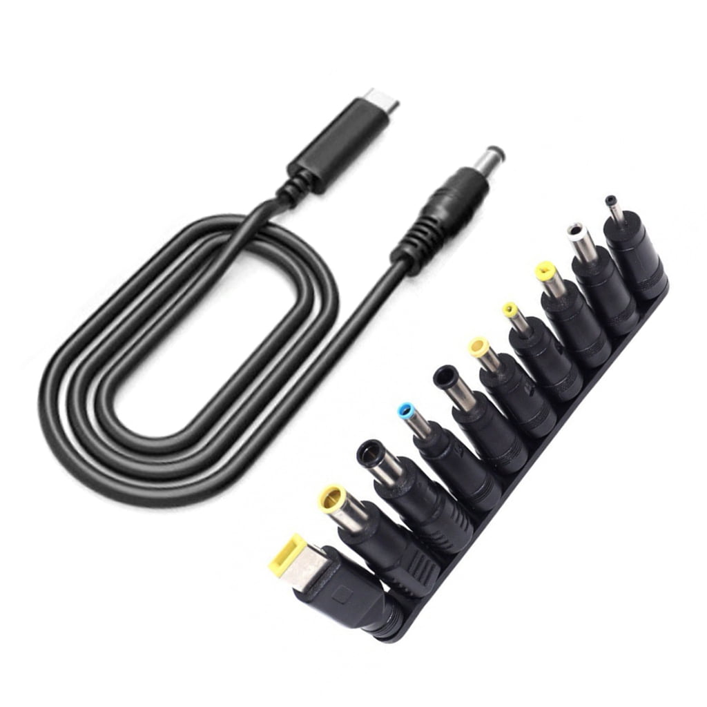 TypeC toDC Fast Charging Adapter Line Laptop Power Cord 100W 65W with ...