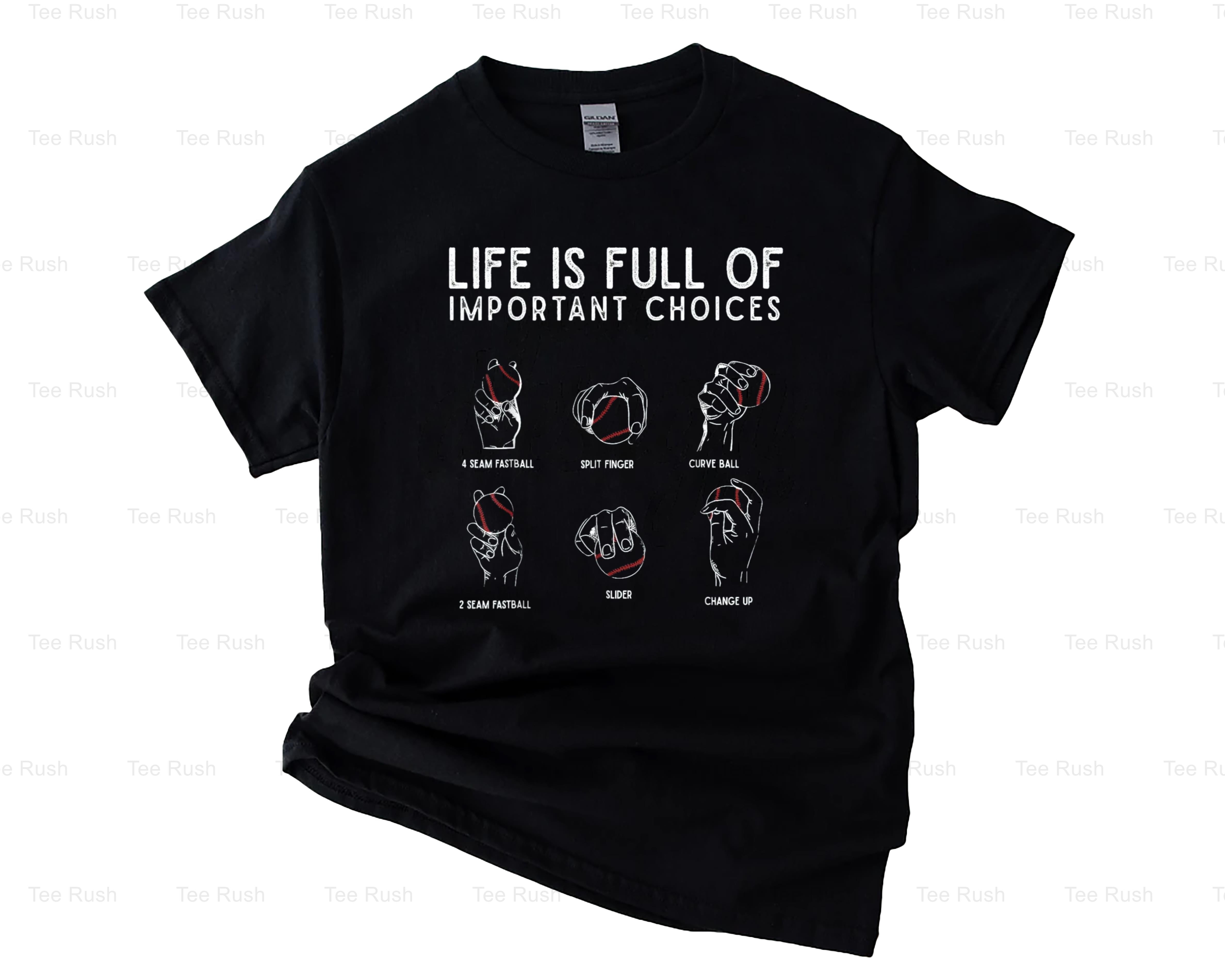 Types Baseball Pitches Life Choices Funny Pitcher Player Sport Humor,T ...