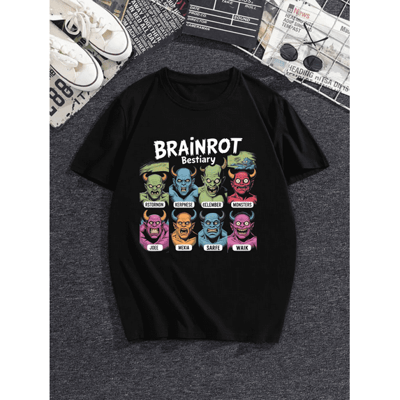 Types of Italian Brainrot Meme Character Hand Drawn for T-Shirt ...
