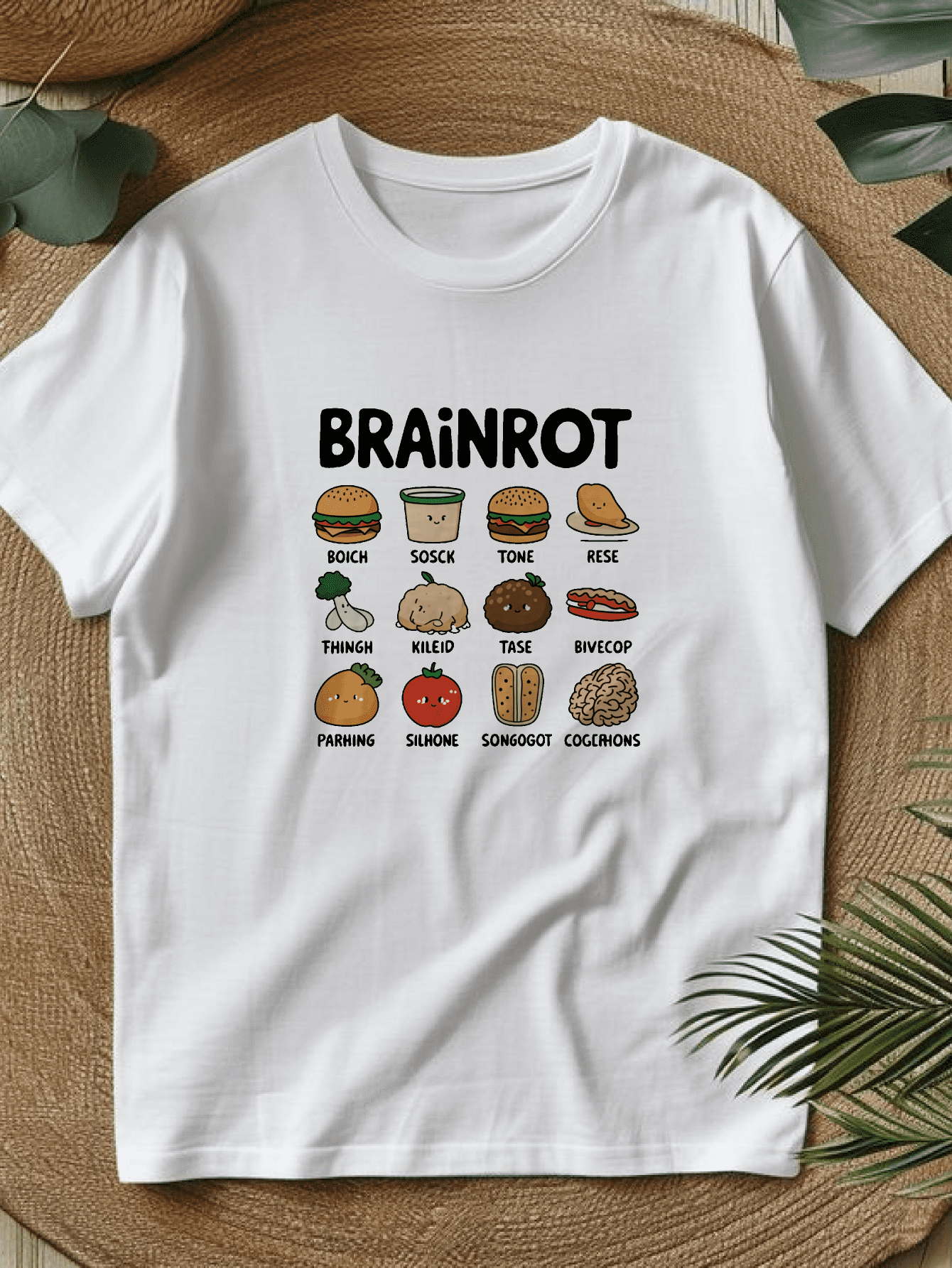 Types of Italian Brainrot Meme Character Hand Drawn for T-Shirt ...