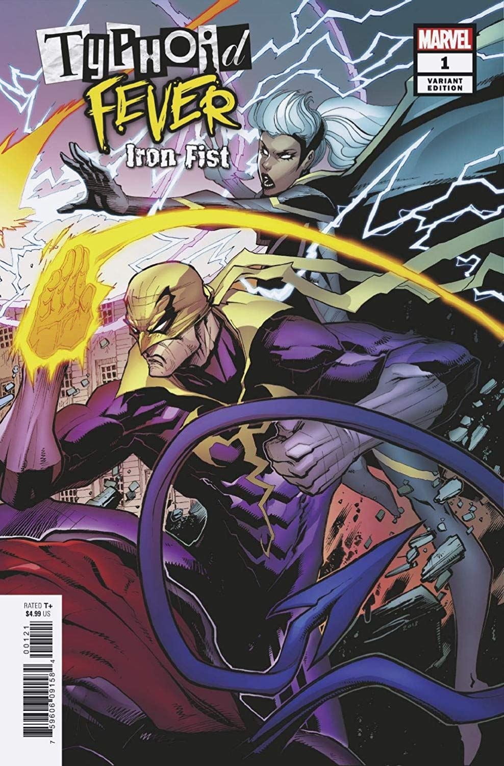 Typhoid Fever Iron Fist #1 (Sandoval Connecting Var) Marvel Comics ...