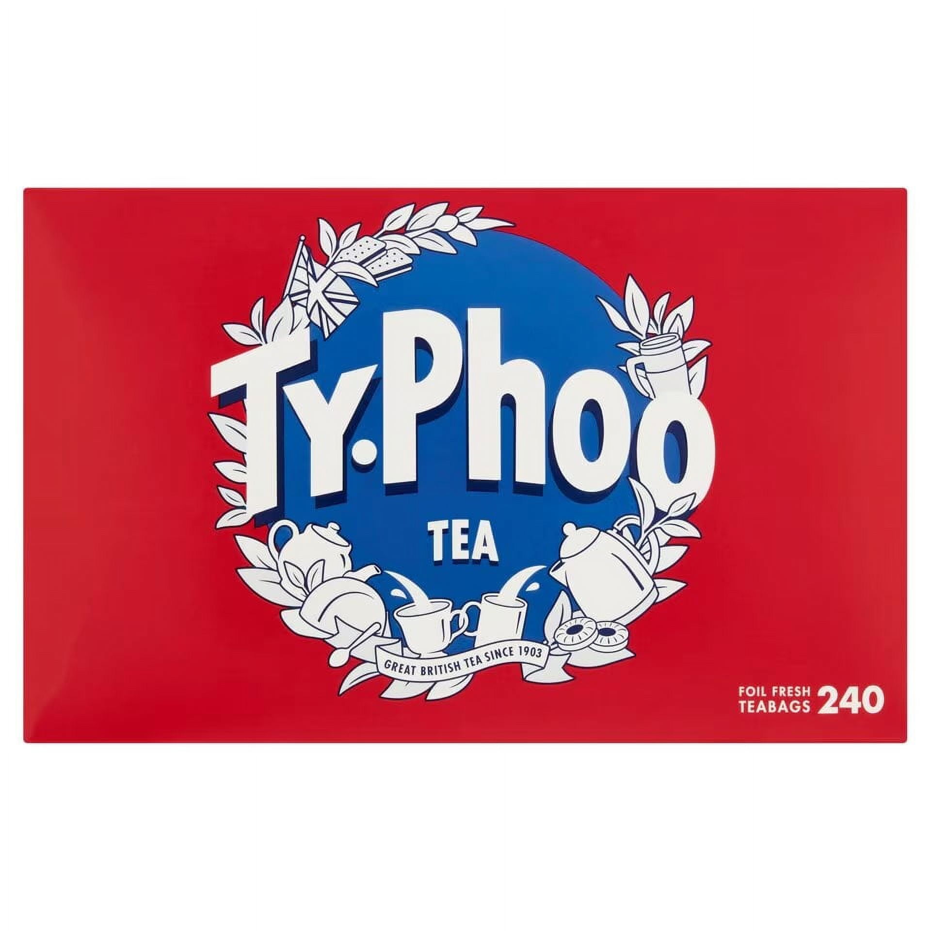 Typhoo Authentic English Tea - 240 Rich Full Bodied Tea Bags with ...