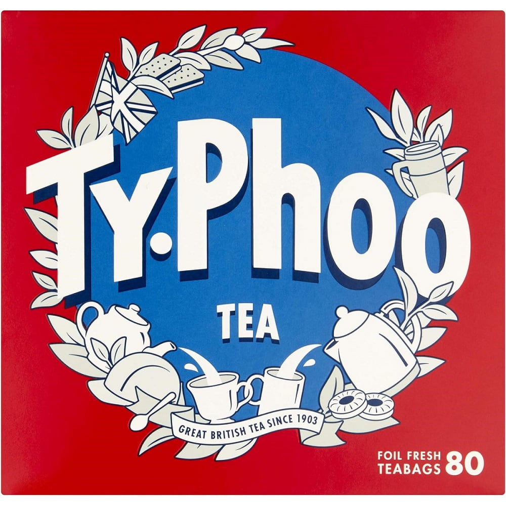 Typhoo Tea - Britain's Third-Biggest Brand, 80ct Full-Bodied Tea Bags ...
