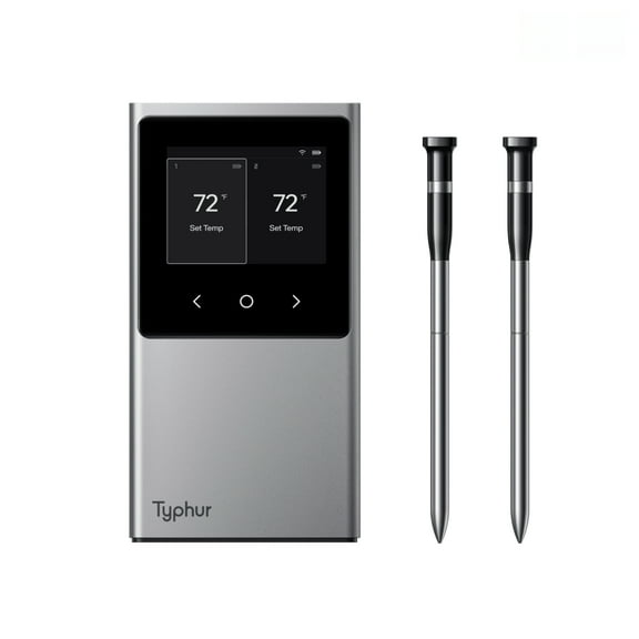Wireless Meat Thermometer with 4 Probes, WiFi Digital for Rotisserie ...