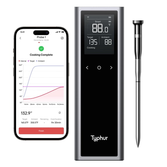 Typhur Sync One Smart Wireless Meat Thermometer: Standalone Base with ...