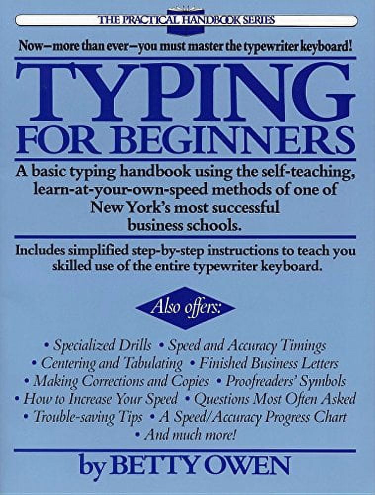 Pre-Owned Typing for Beginners (Paperback) 0399511474 9780399511479 ...
