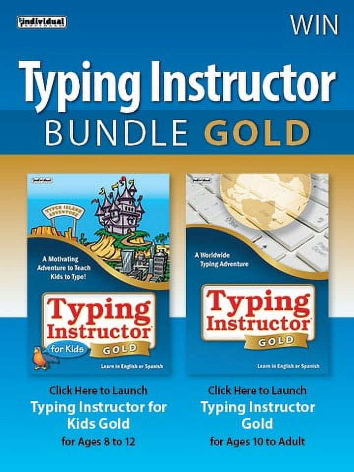 Typing Instructor Bundle Gold - Windows [Digital Download] - Walmart.com
