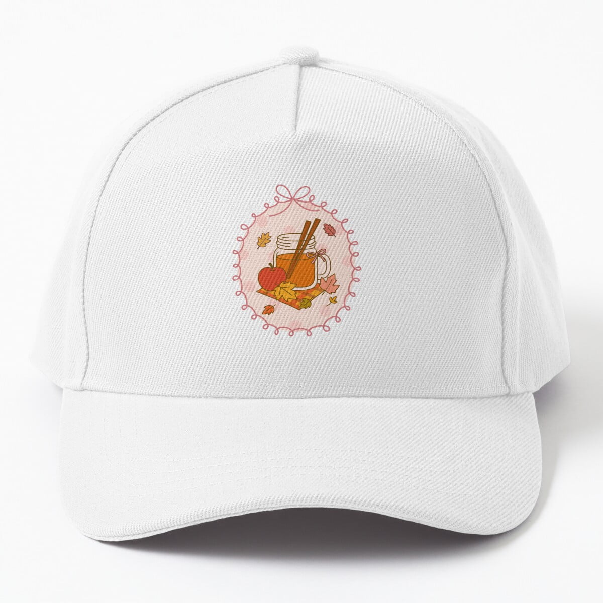 TypoTee Coquette Apple Cider Fall Aesthetic, Cozy Autumn Bow And Leaves ...