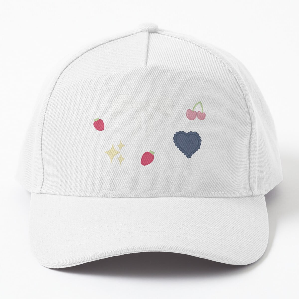TypoTee Coquette Doodles Baseball Cap, Inspirational Graphic Cap Unisex ...