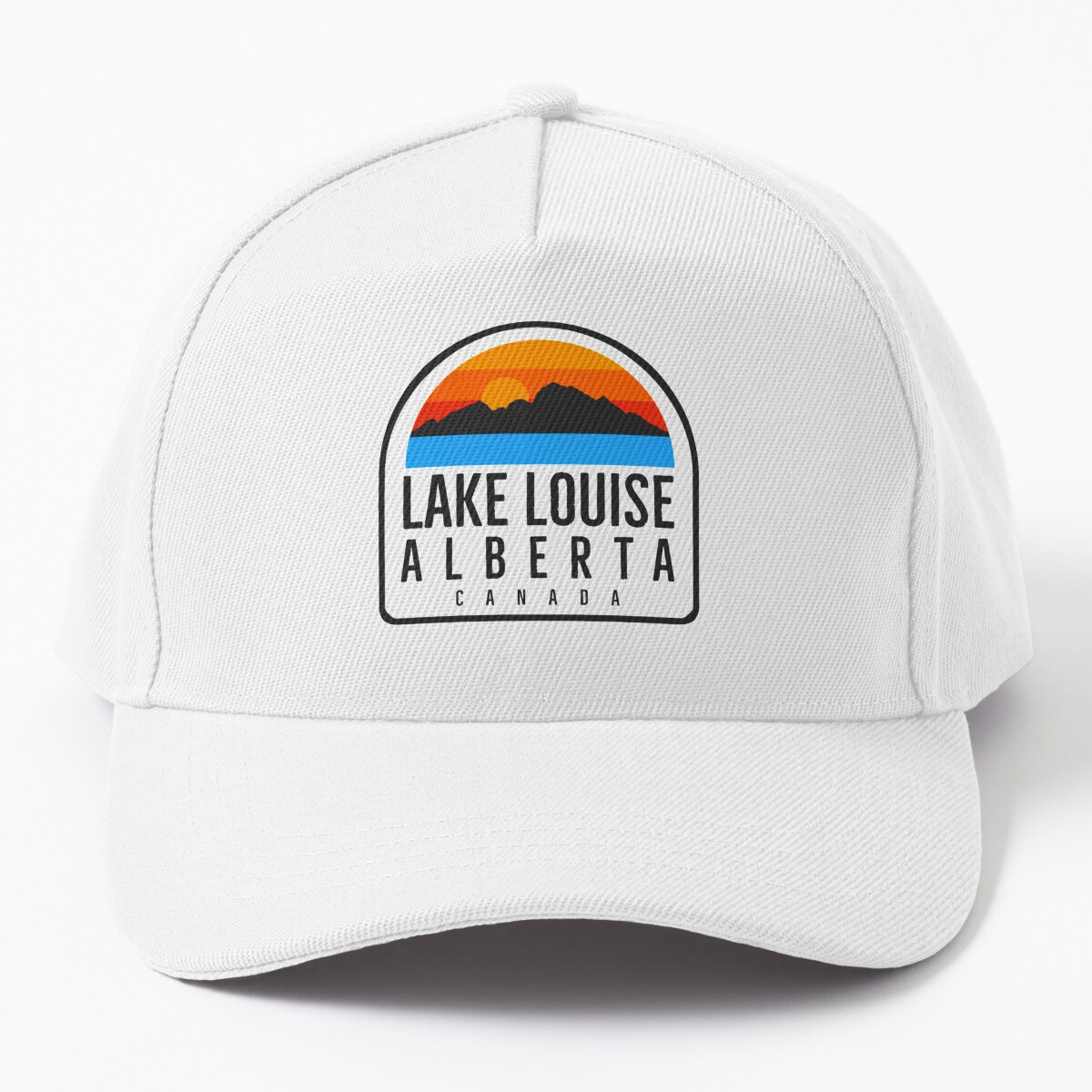 TypoTee Lake Louise Alberta Canada Vintage Retro Adventure Travel ...