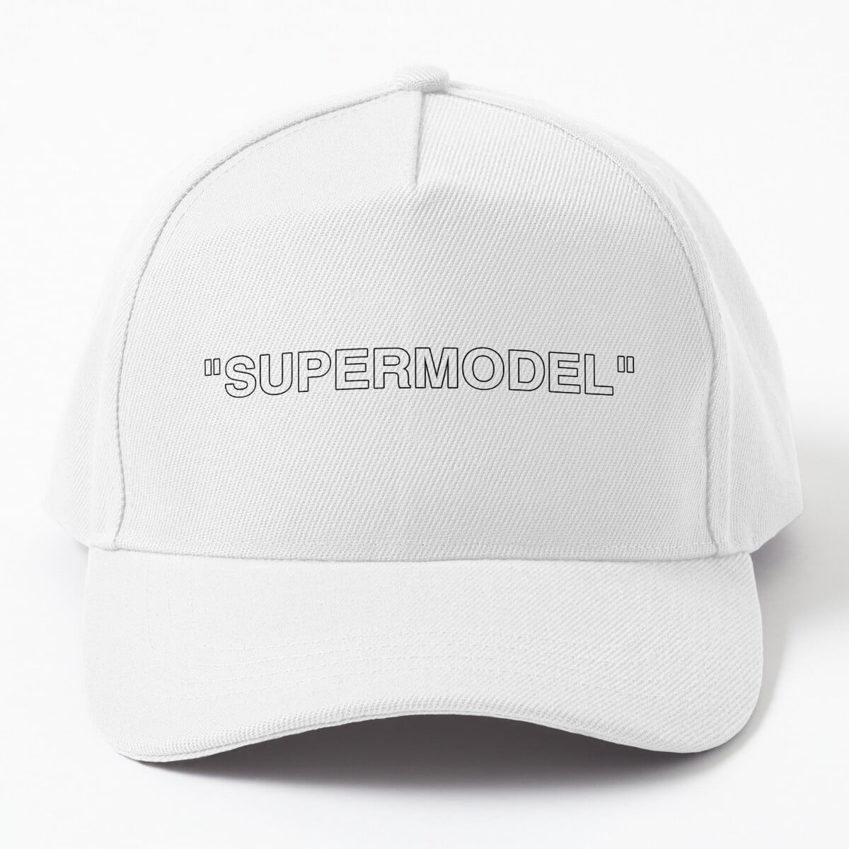 TypoTee Supermodel Baseball Cap, Inspirational Graphic Cap Unisex ...