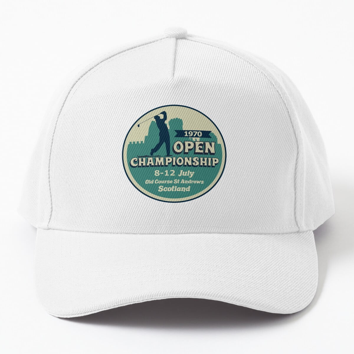 TypoTee Vintage Golf, St Andrews Scotland Baseball Cap; Inspirational ...