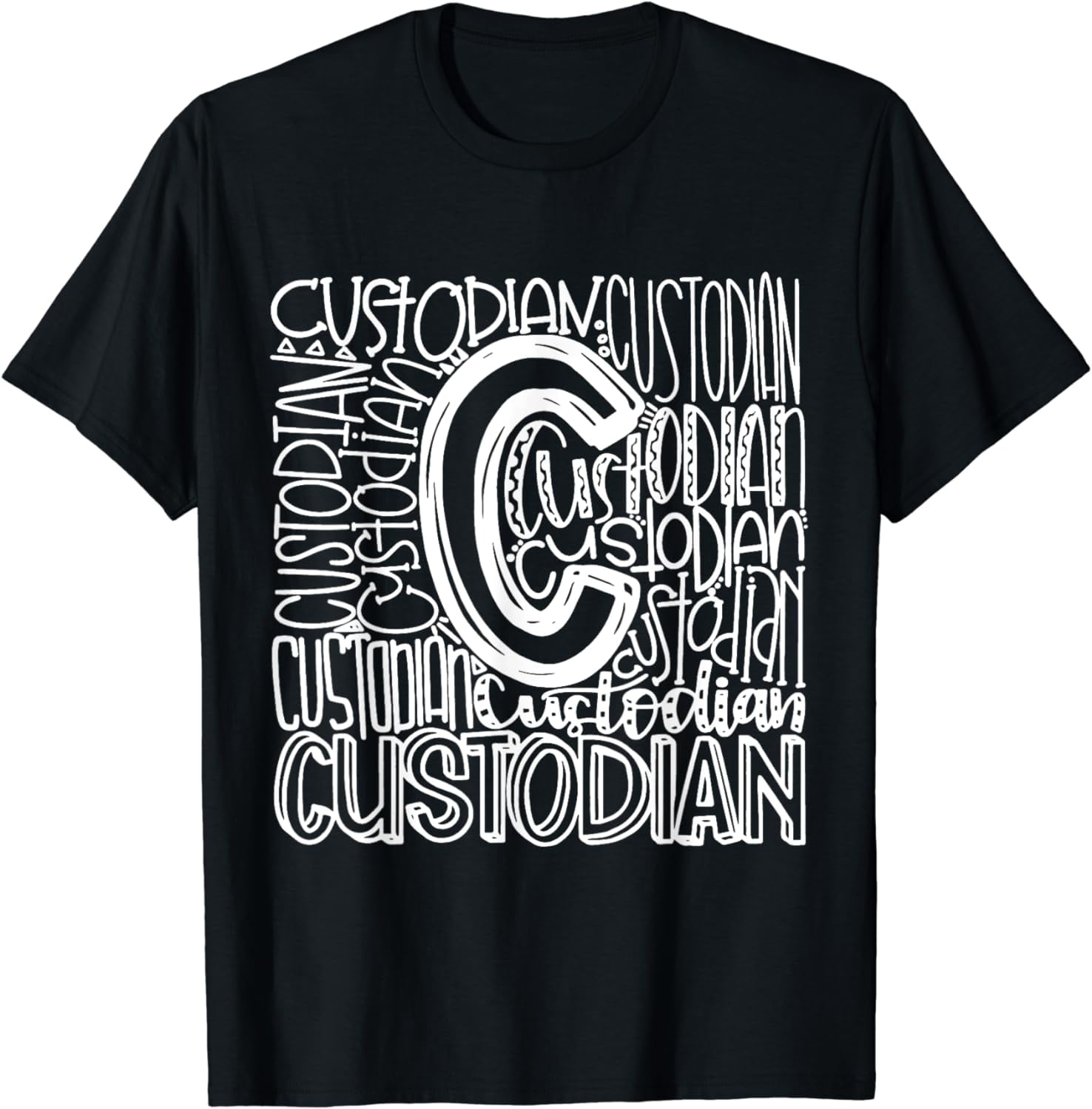 Typography Designs Custodian Nurse 2021 T-Shirt - Walmart.com