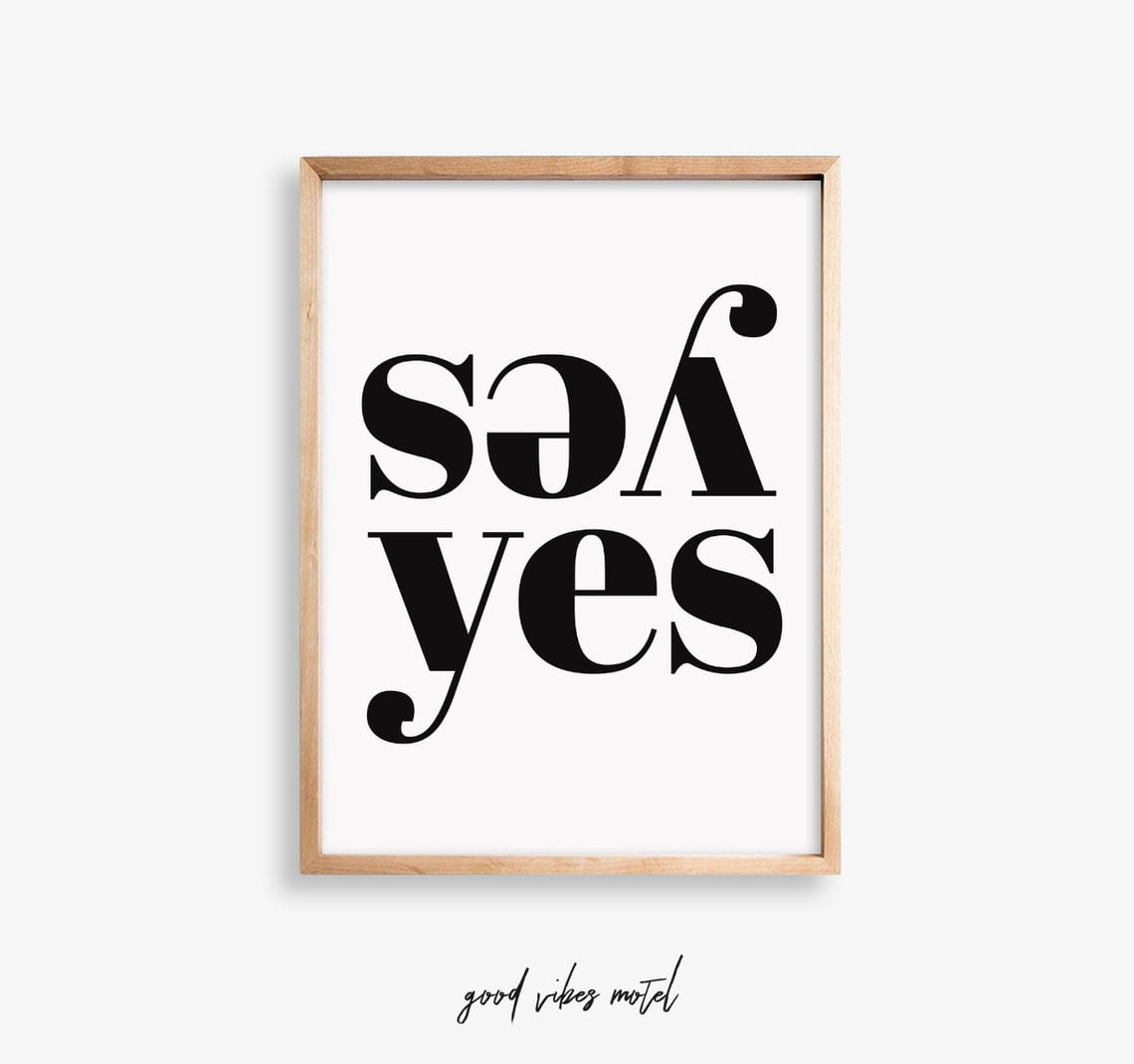 Typography Poster, Typography Wall Art, Fashion Poster, Poster Wall Art ...