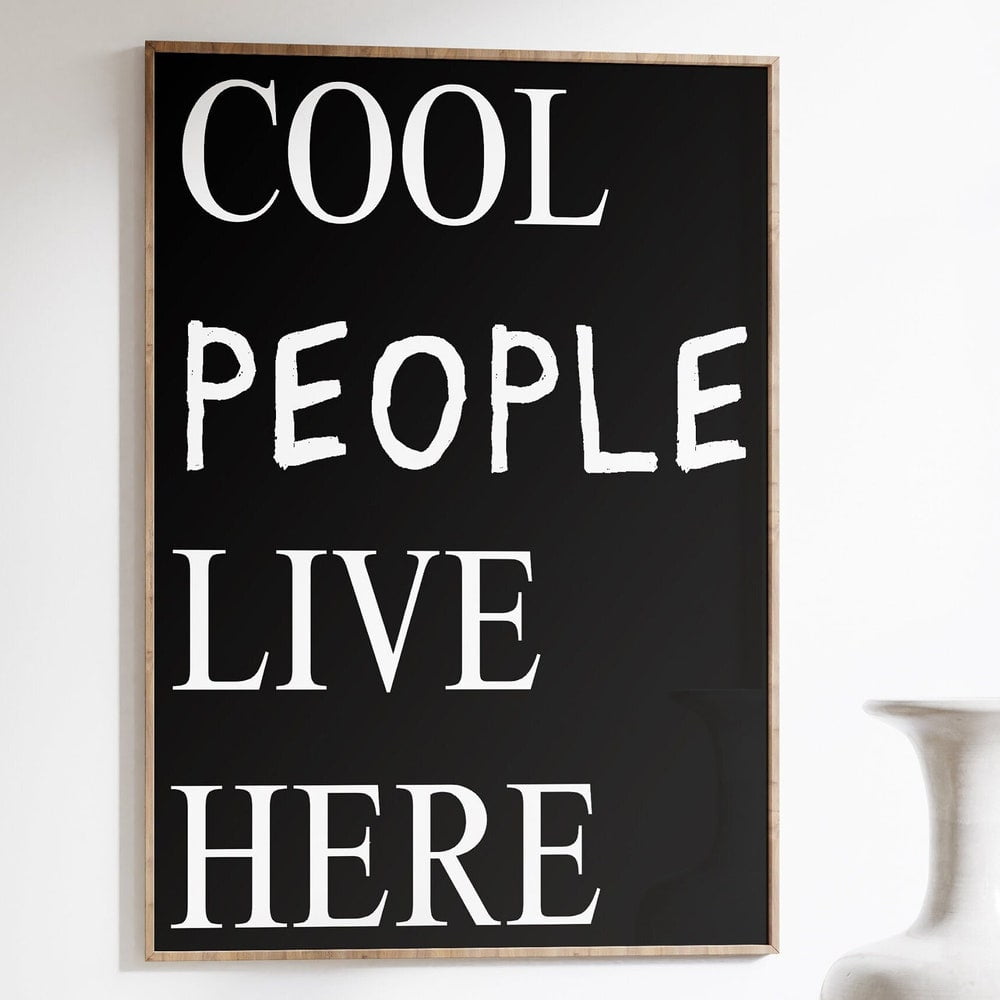 Typography Print, Wall Art Print, Neutral Wall Art, Psychedelic Poster ...