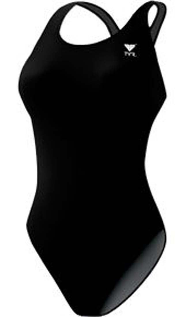 TYR Durafast Maxback Swimsuit, Black, 20 - Walmart.com