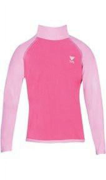 Tyr Solid Rash Guard - Dark Pink / Light Pink / 2T - Walmart.com