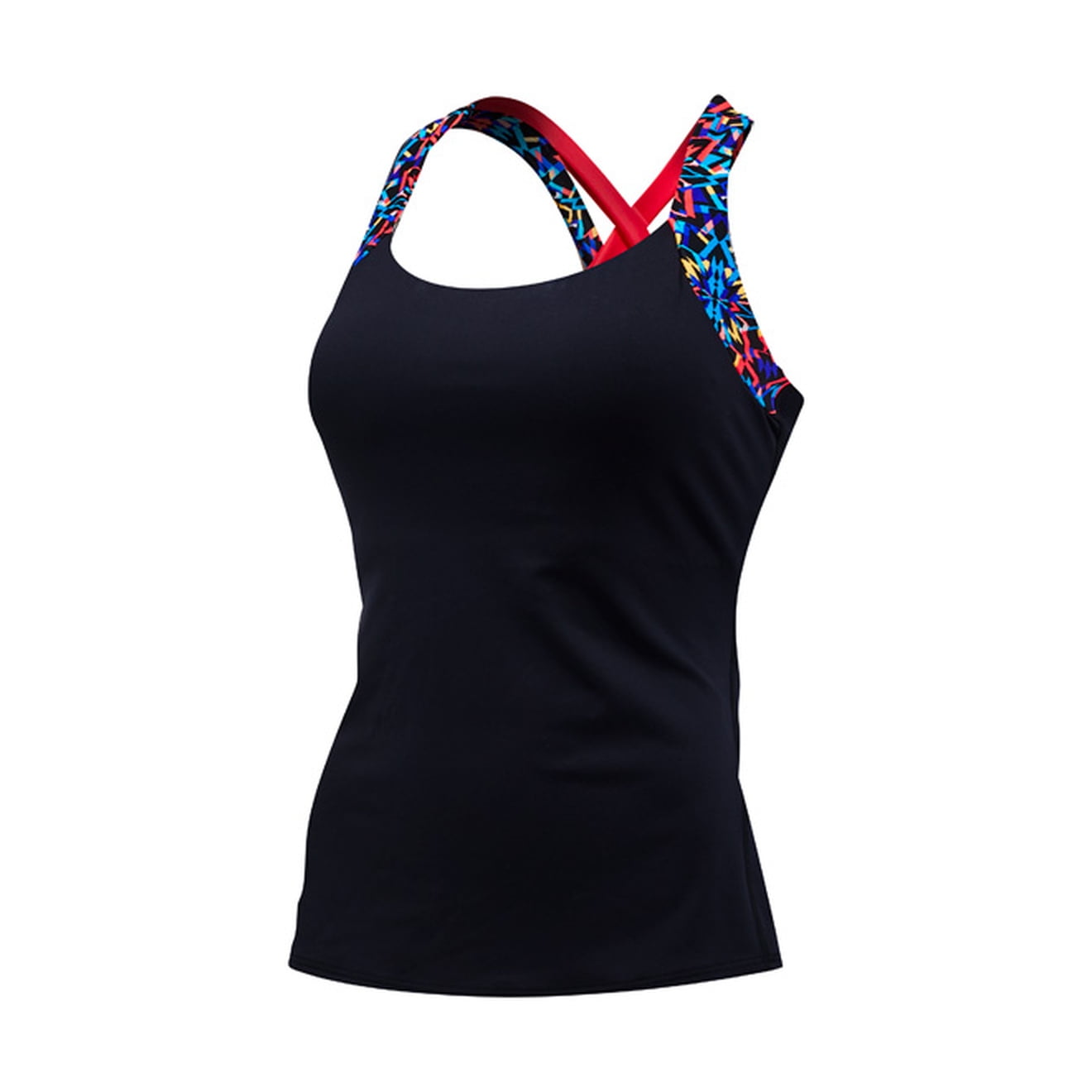 Tyr Tankini Top CARNIVALE LOLA Black/Multi Size Small(4/6) - Walmart.com