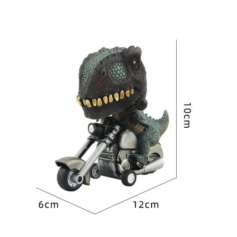 Tyrannosaurus Childrens Dinosaur Modeling Pullback Motorcycle ...