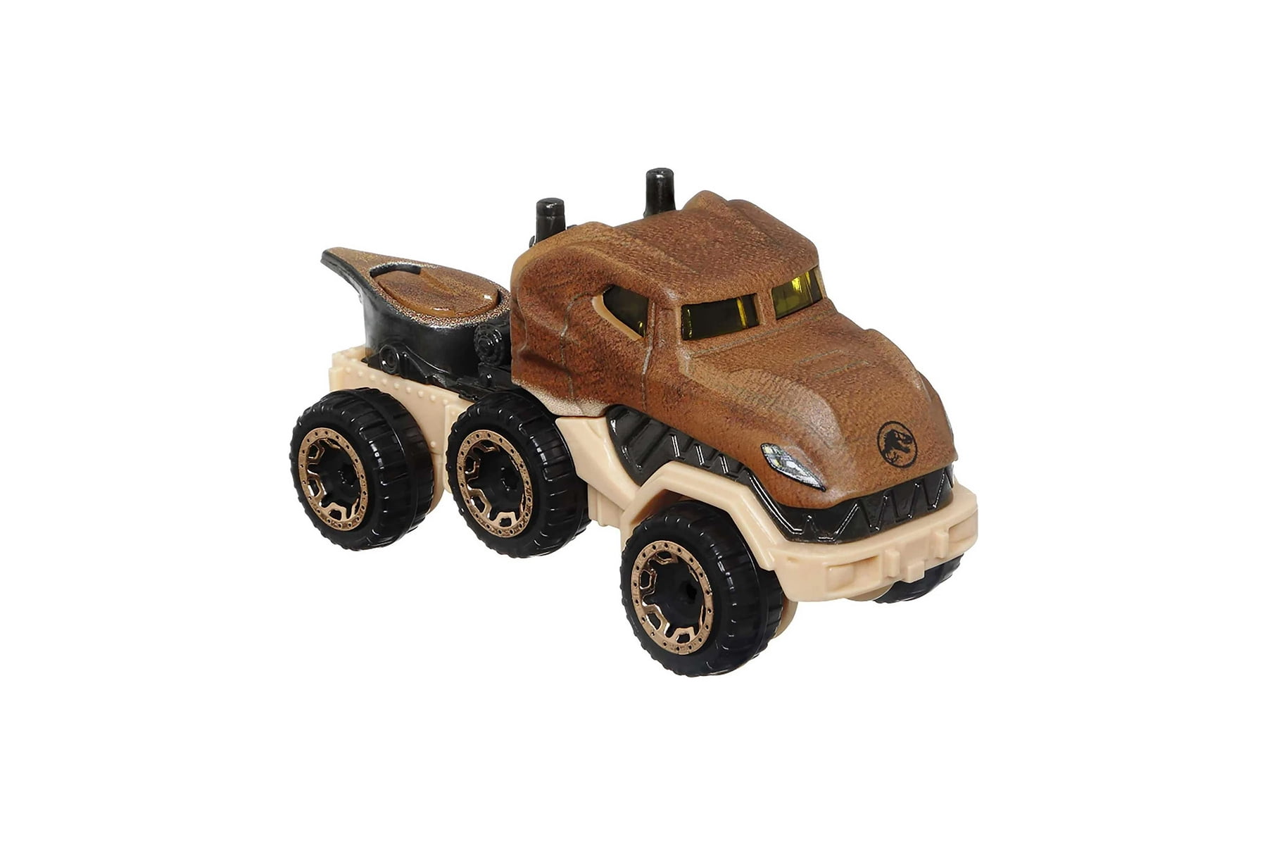 Tyrannosaurus Rex, Jurassic World, Brown - Mattel Hot Wheels HHB74956S - 3" Scale Diecast Model ...