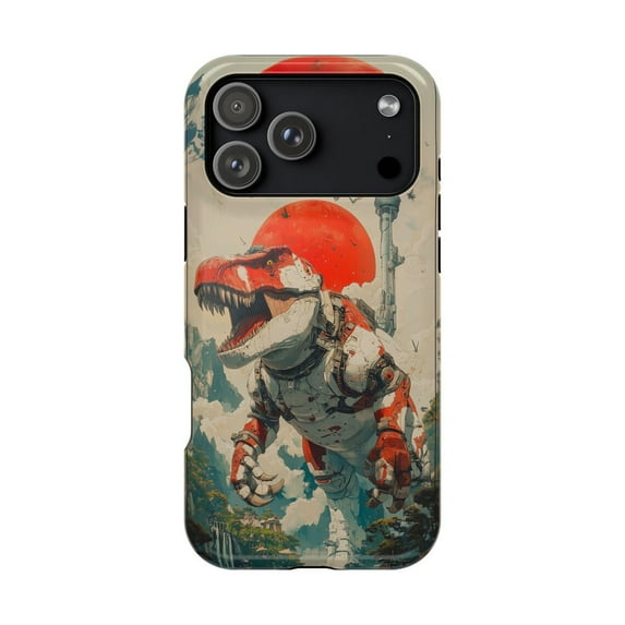 Tyrannosaurus Rex Mechanical Dinosaur Sci-Fi Fantasy Art Phone Case ...