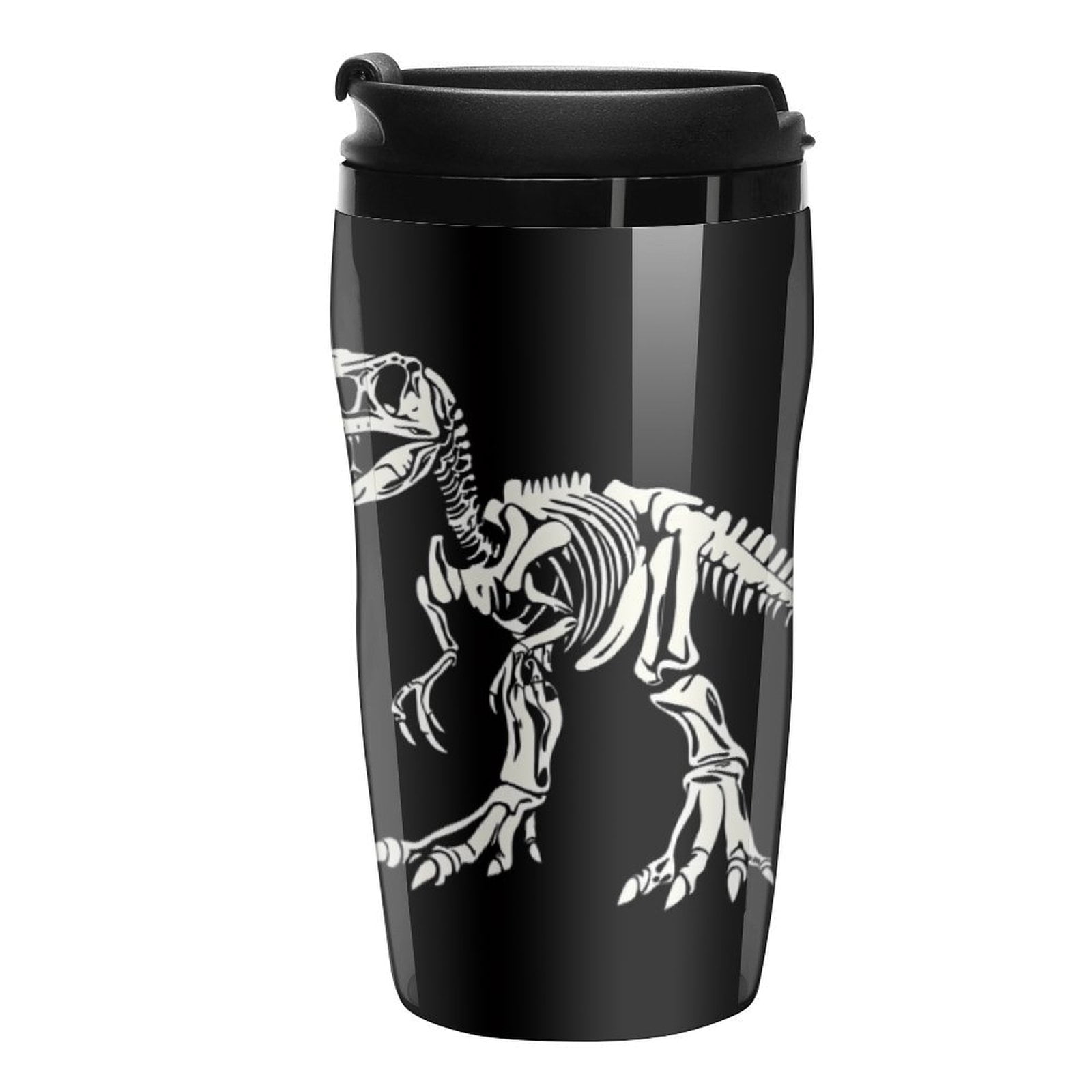 Tyrannosaurus Rex Skeleton Travel Coffee Tumbler Reusable Cup for ...