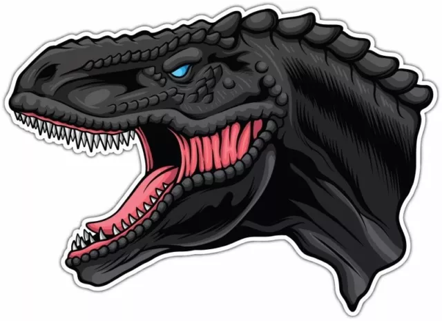 Tyrannosaurus Rex T-Rex Scream Dinosaur Car Window Stickerphone Decal ...