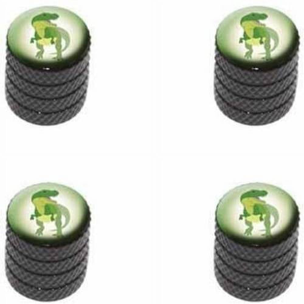Tyrannosaurus Rex T-rex Dinosaur Tire Rim Wheel Aluminum Valve Stem ...