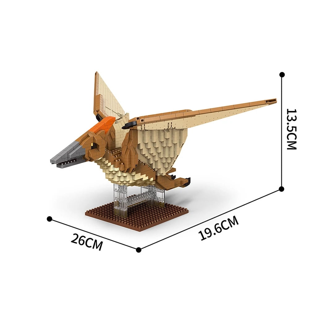 Tyrannosaurus Rex or Velocira Dinosaur Models Micro Mini Building ...