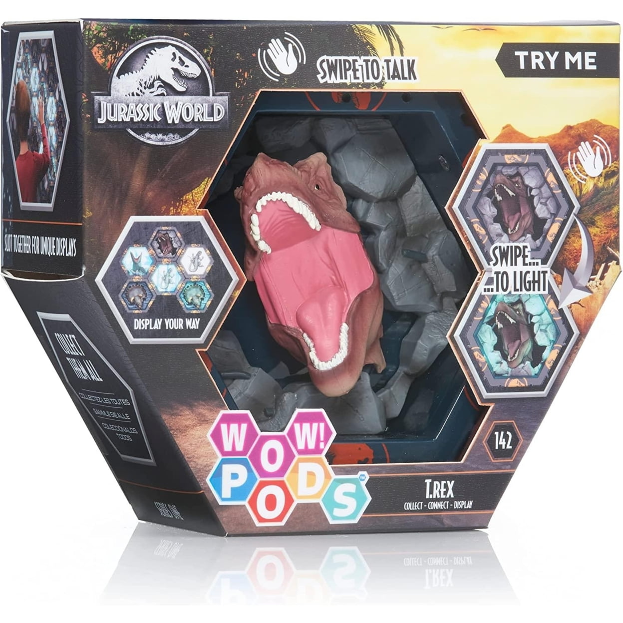 WOW! Stuff Tyrannosaurus T. Rex Jurassic World Camp Cretaceous Light-Up ...